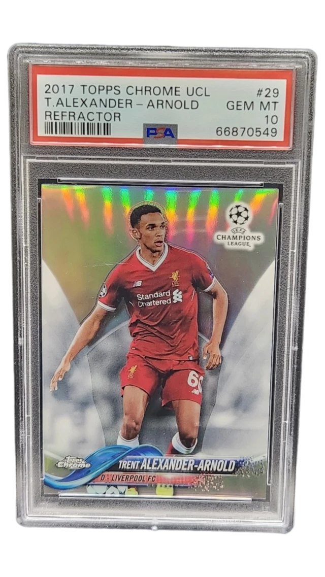 2017 Topps Chrome UCL T.Alexander - Arnold Refractor #29 PSA 10|Soccer